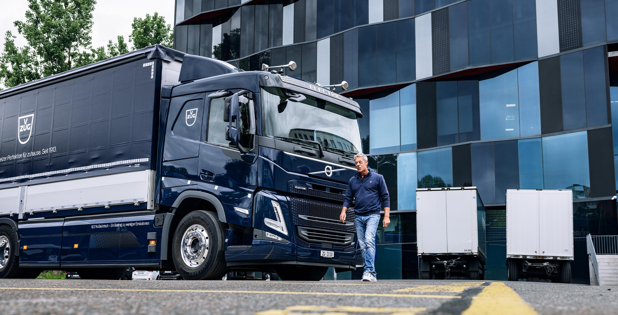 V-Zug - Our CO2 fund helped pay for the electric truck